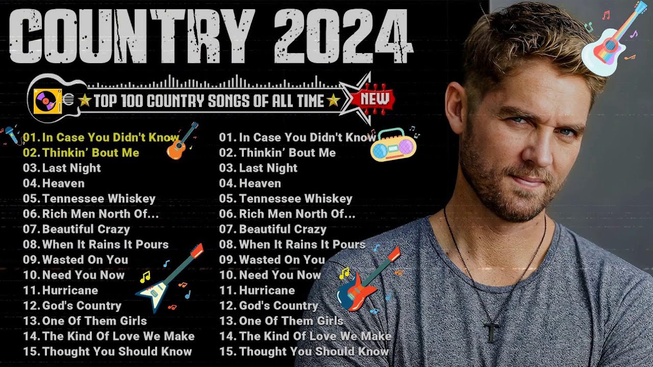 Country Music 2024 Collection 🎶 Brett Young, Kane Brown, Luke Bryan ...