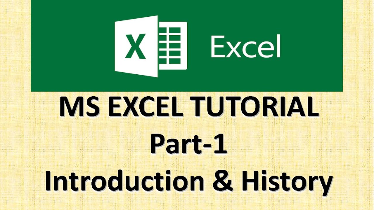 What Is MS EXCEL Introduction History Of EXCEL YouTube what-is-ms-excel-introduction-history-of-excel-youtube