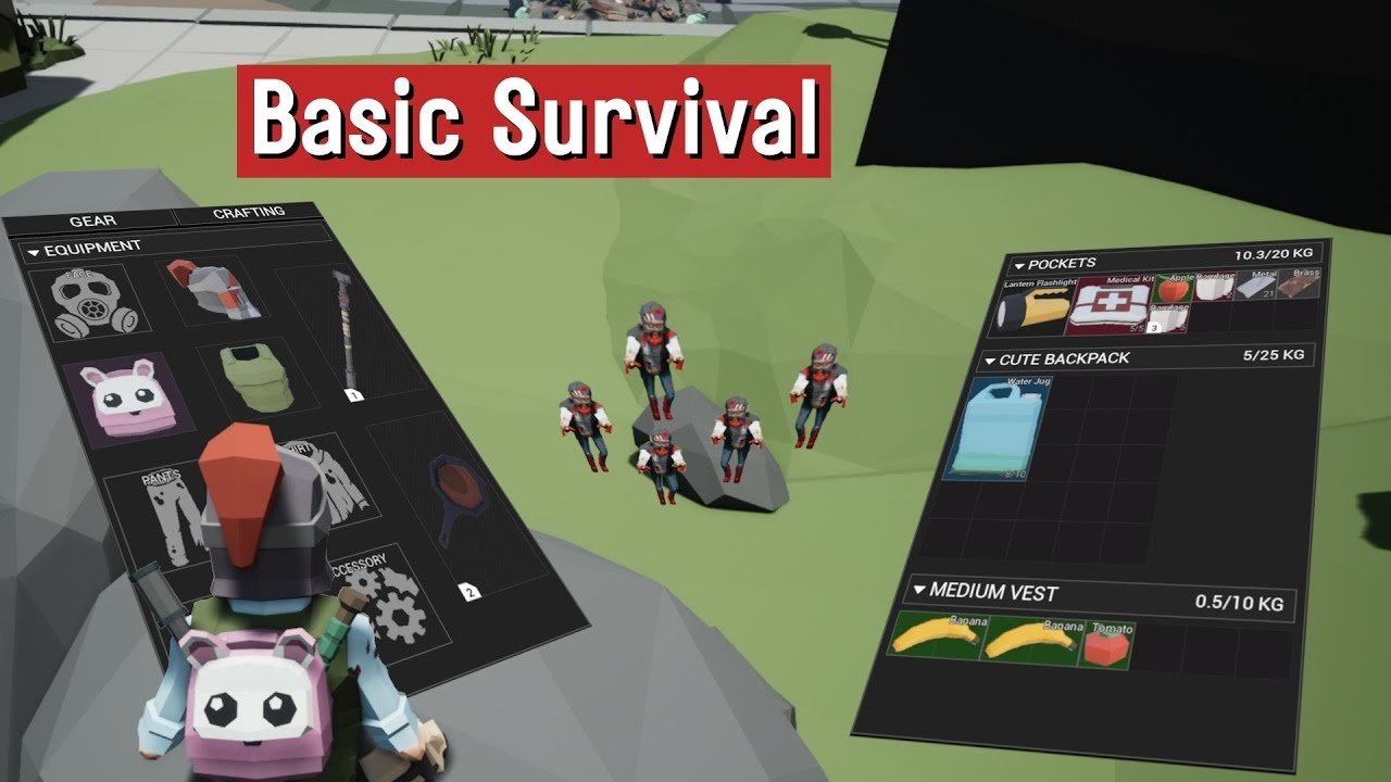 Deadpoly - Survive and Thrive Tutorial (1) | Basic Survival - YouTube
