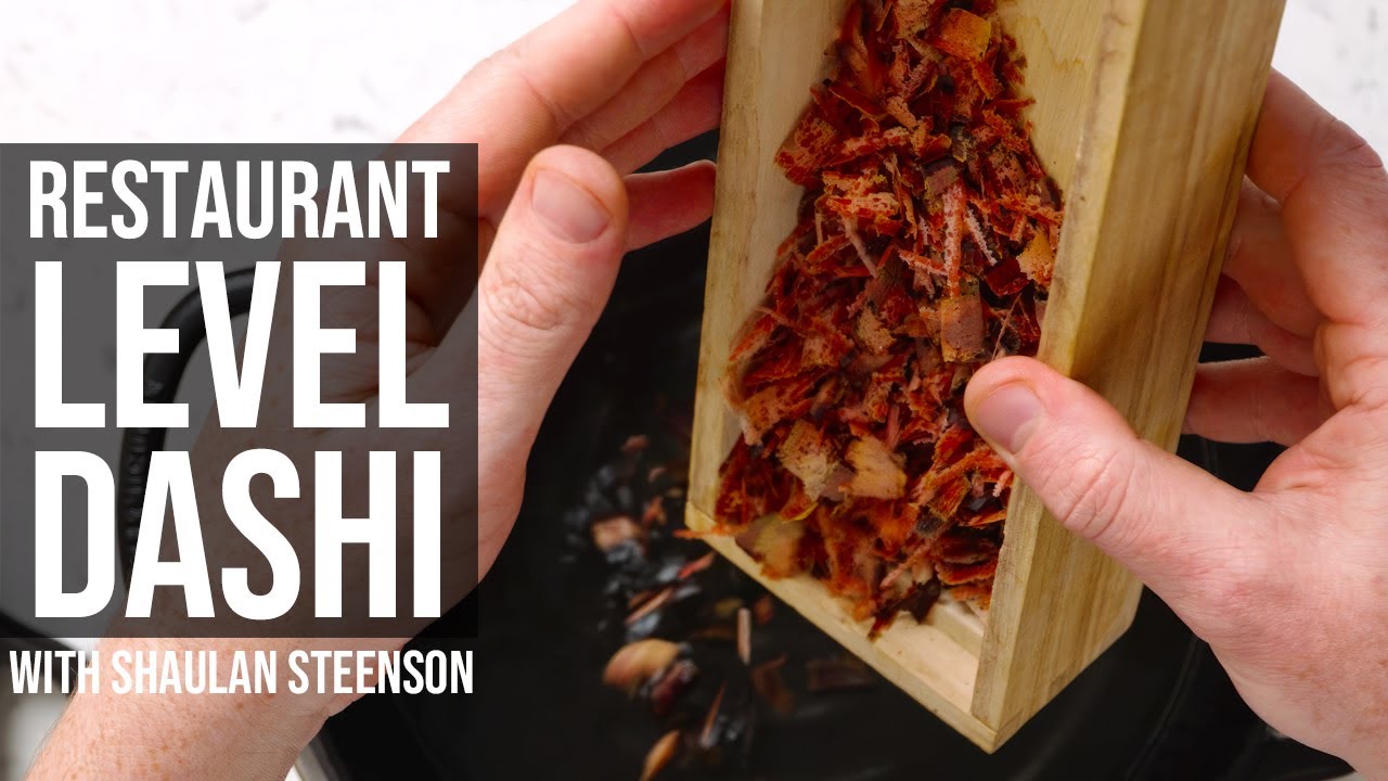Restaurant Level Dashi with Shaulan Steenson - YouTube