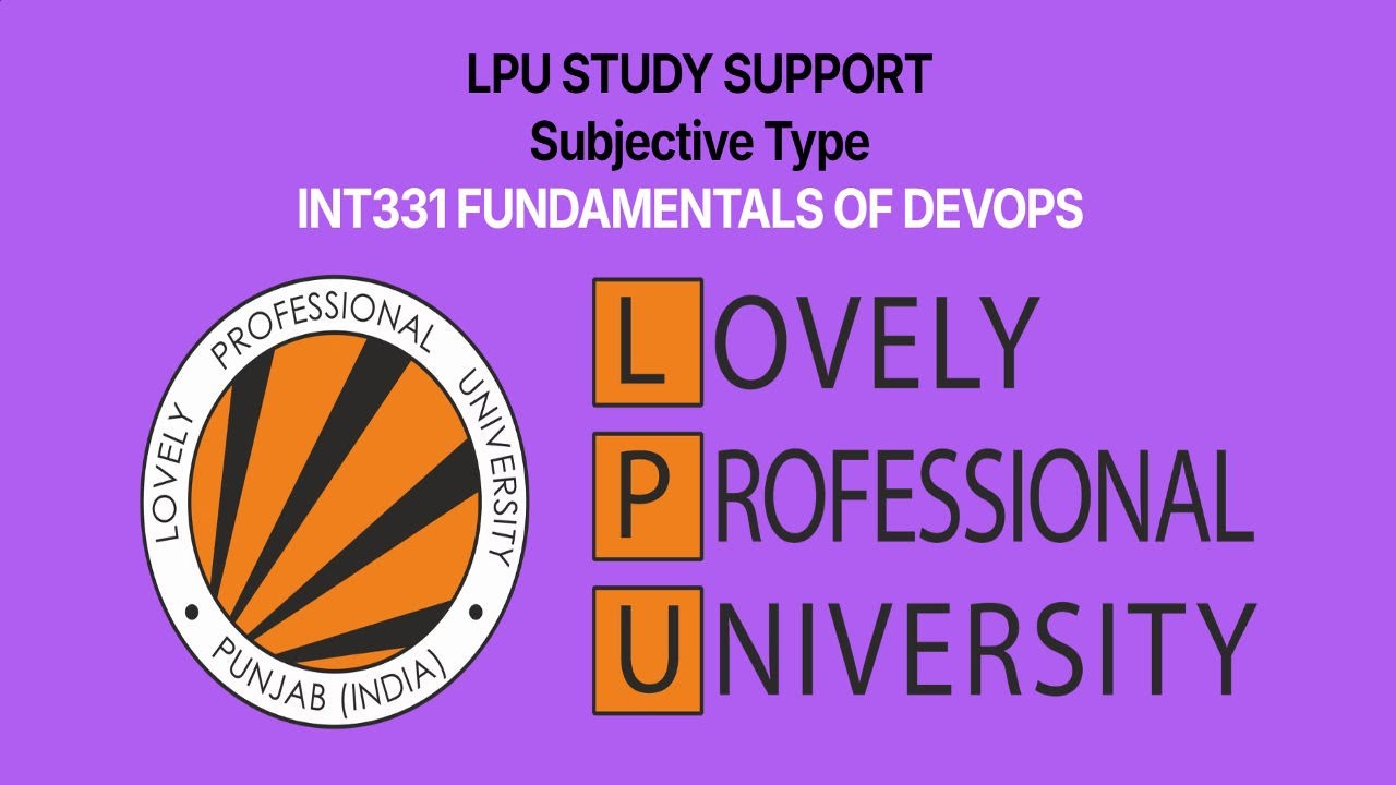 DevOps Fundamentals Explained SUBJECTIVE TYPE : Master Units 1-3 for ...
