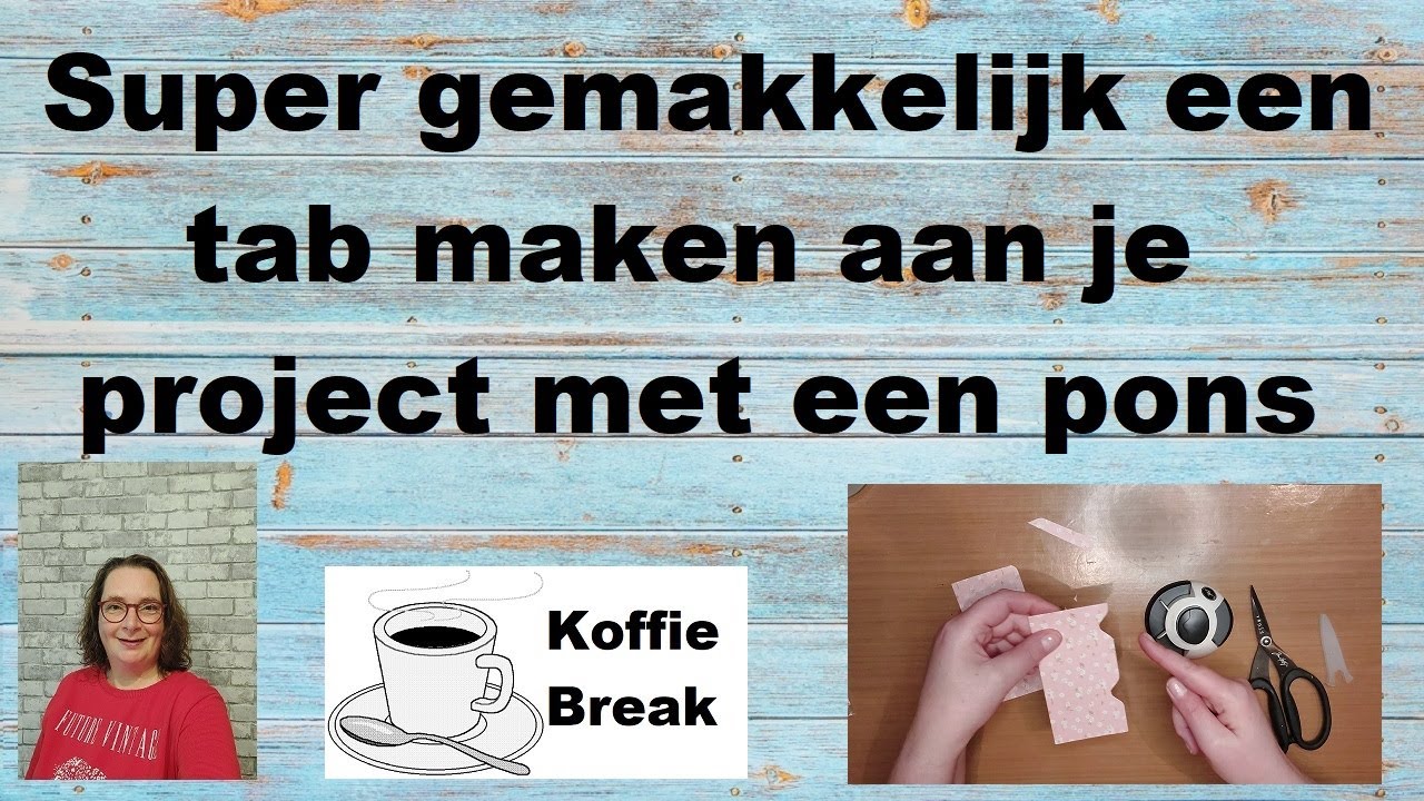 Koffie Break een Tab maken met een pons - YouTube