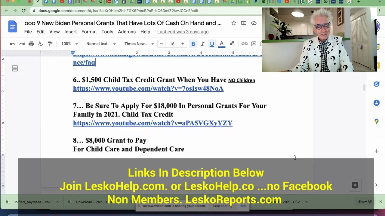 18 Grants Programs That Will Not Change Your Eligibility or Payments ...