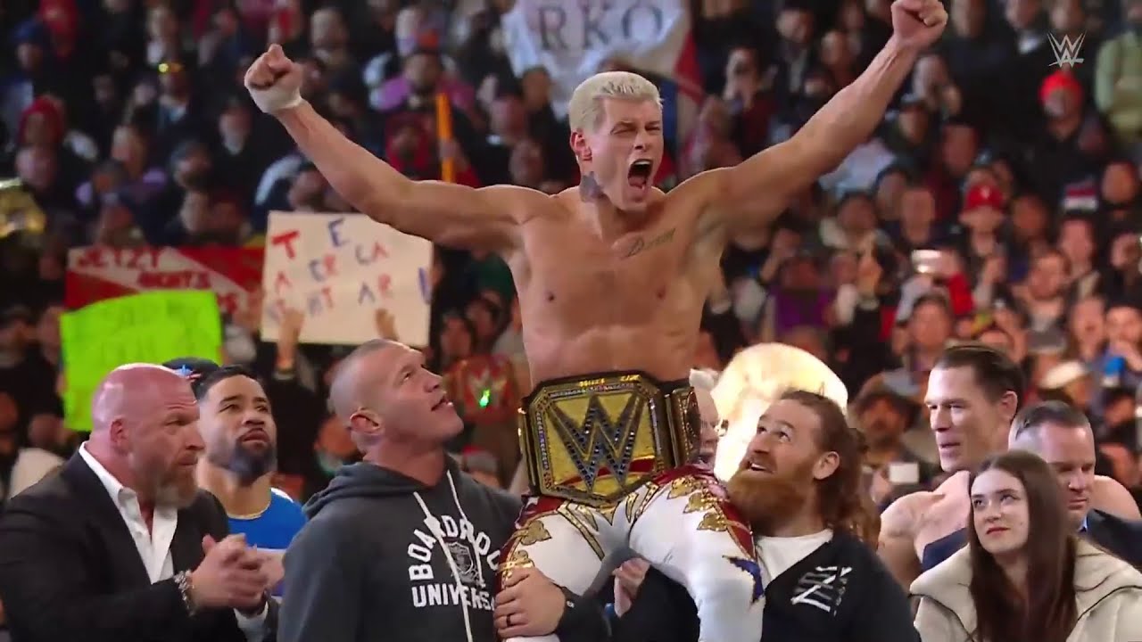 CODY RHODES WINS ! the UNDISPUTED TITLE and DETHRONED Roman REIGNS ...