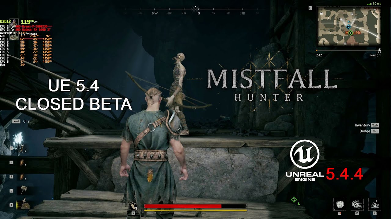 MISTFALL HUNTER CLOSED BETA - UE 5.4 | PVPVE RPG - Benchmark - Unreal ...