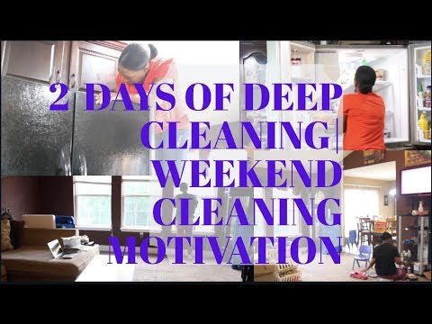 2 DAYS OF DEEP CLEANING|WEEKEND CLEANING MOTIVATION - YouTube