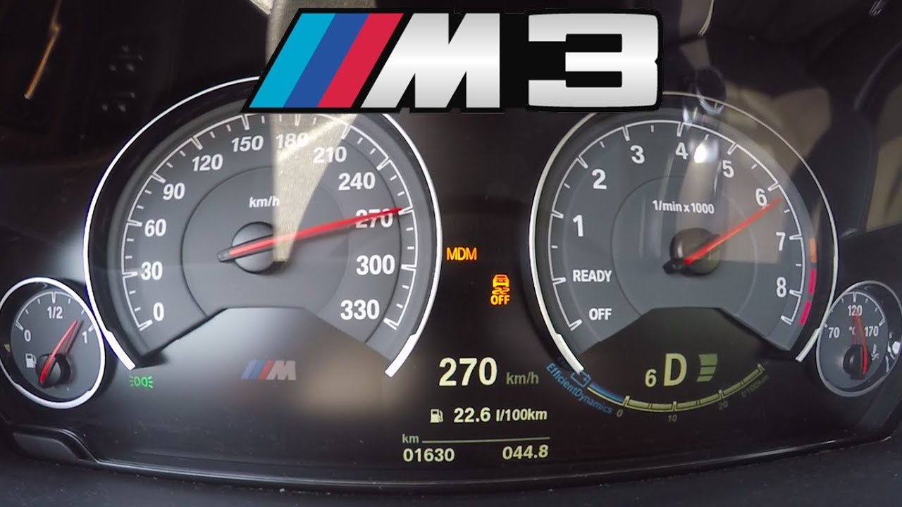 0-270 km/h | BMW M3 F80 | Acceleration TEST - YouTube