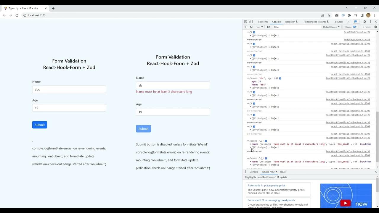 Form Validation(React-Hook-Form + Zod) - YouTube