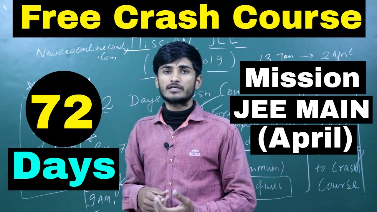 Crash Course for JEE MAIN(April) 2019 || #MISSION_JEE ! - YouTube