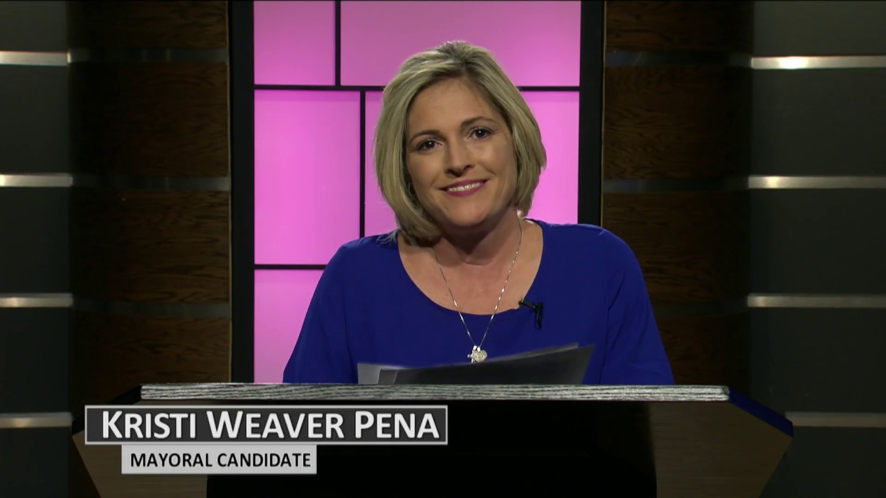 Mayoral Candidate Kristi Weaver Pena - YouTube