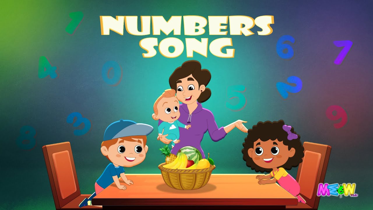 LET'S COUNT THE NUMBERS | Nursery Rhymes | Count it with me #meowkidz ...