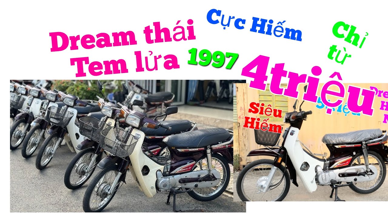 Honda Dream Thái Tem Lửa 1997 Máy Nhật Siêu mới chỉ 4triệu giao xe Miễn ...