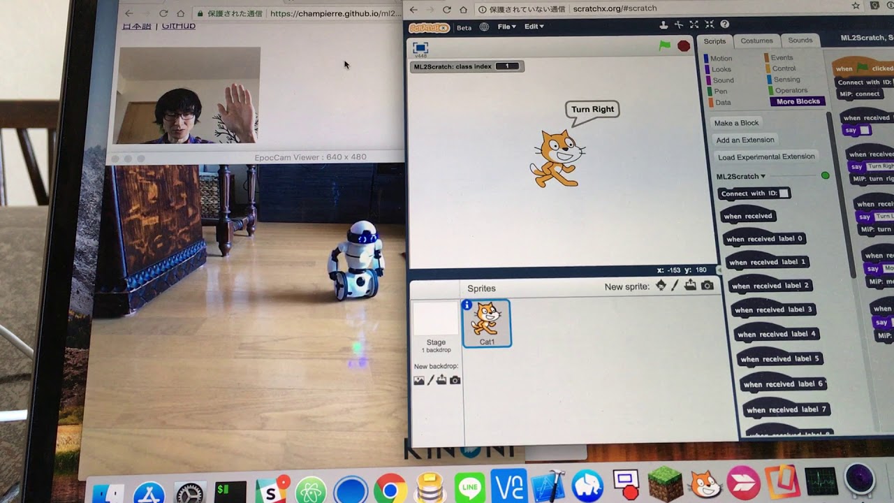 ML2Scratch & Scratch2MiP Demo - YouTube