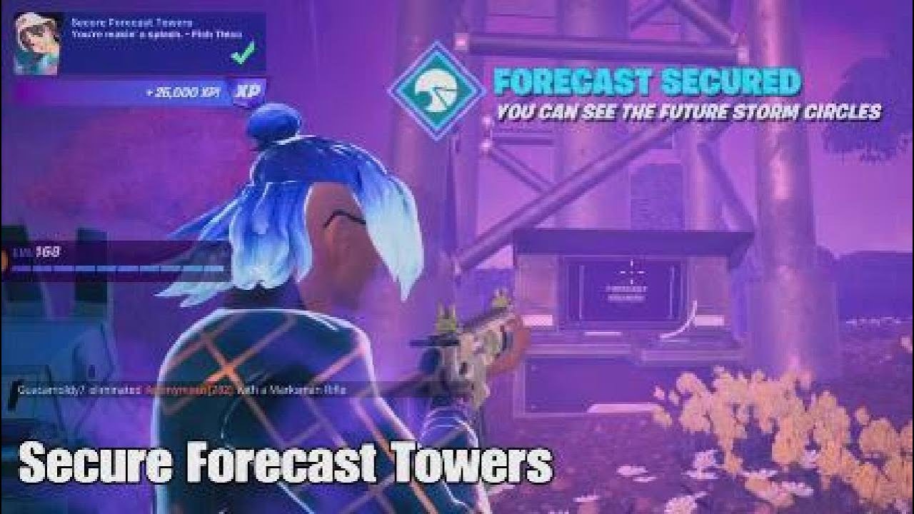 Secure Forecast Towers - Stage 4 of 13 - Fortnite Mae Snapshot Quest ...