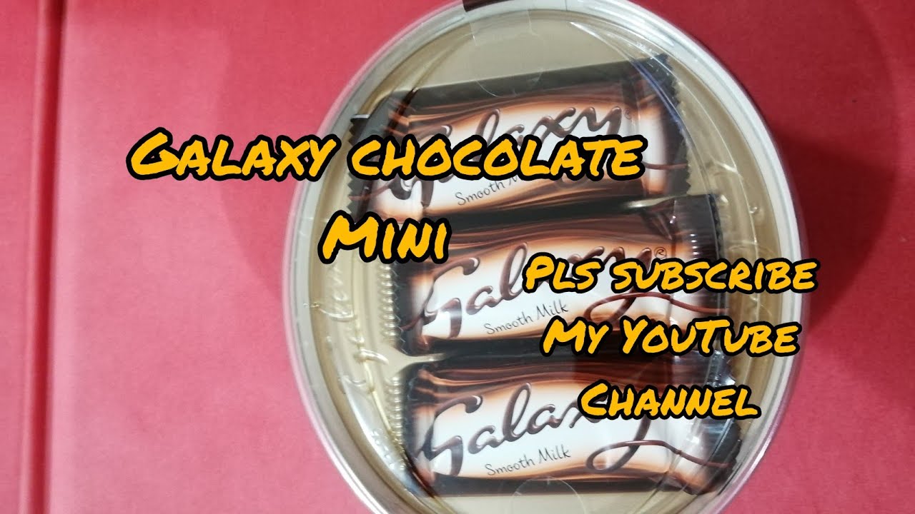 Galaxy chocolate mini - YouTube