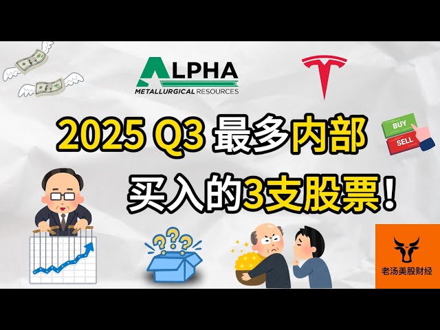 2025 Q3最多内部买入的3支股票!【美股分析】 - 美股 - 快媒体(Kuai.Media)