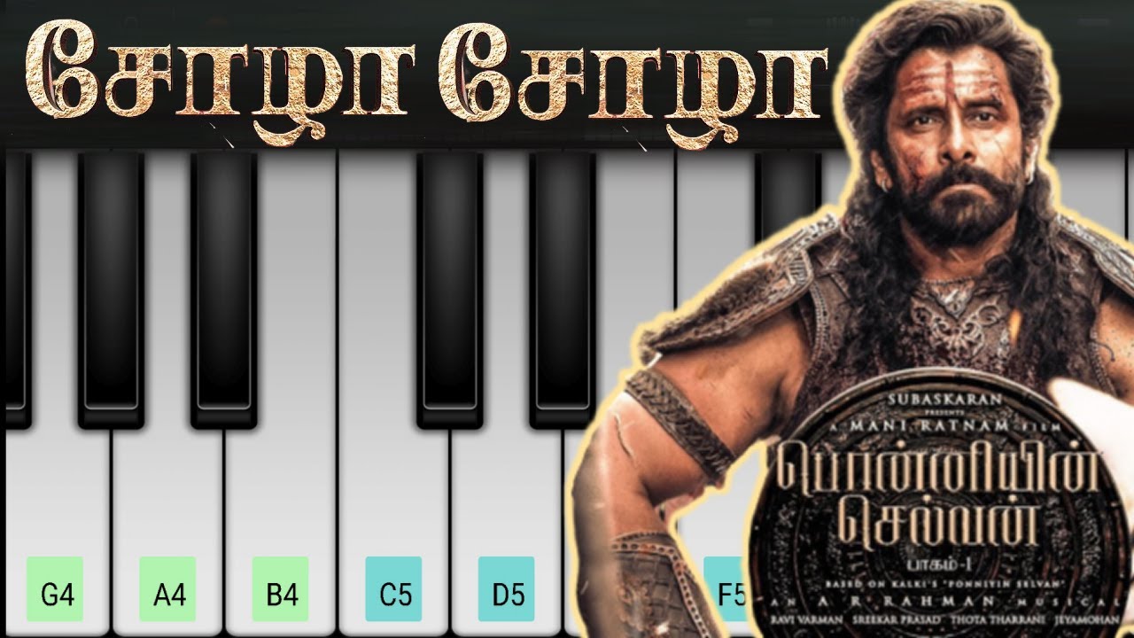 CHOLA CHOLA Piano Cover Notes | Keyboard Tutorial | Walkband | AR ...