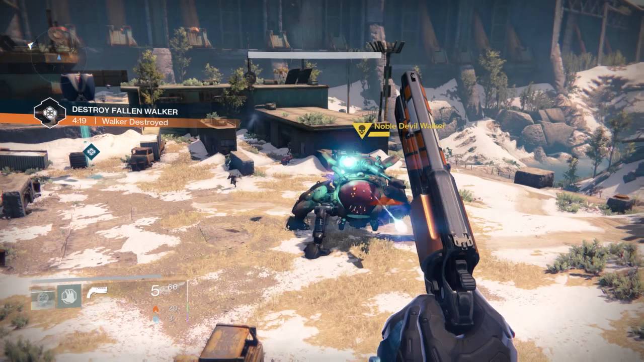 Destiny: Spider Walker Tank Solo - YouTube