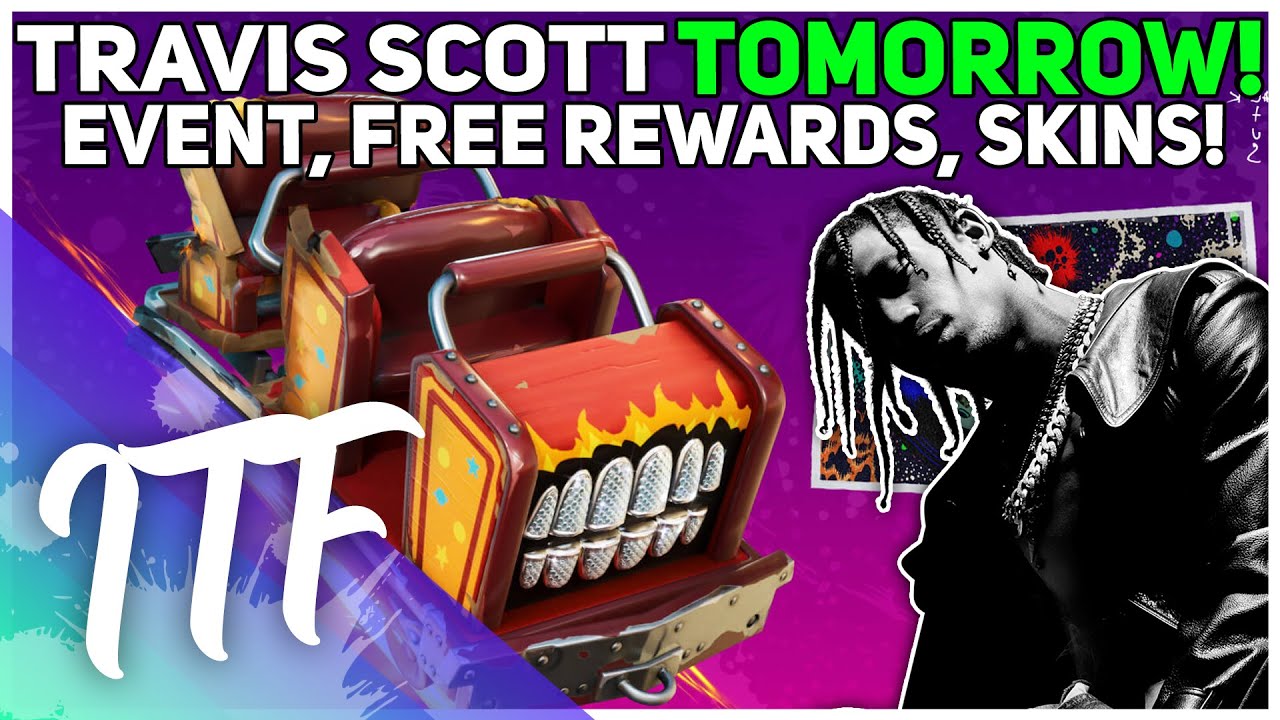 *NEW* TRAVIS SCOTT EVENT, SKINS, EMOTES, AND MORE! (Fortnite Battle ...