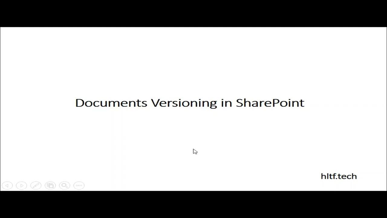 Document Versioning in Sharepoint 2019 | Track changes and restore ...