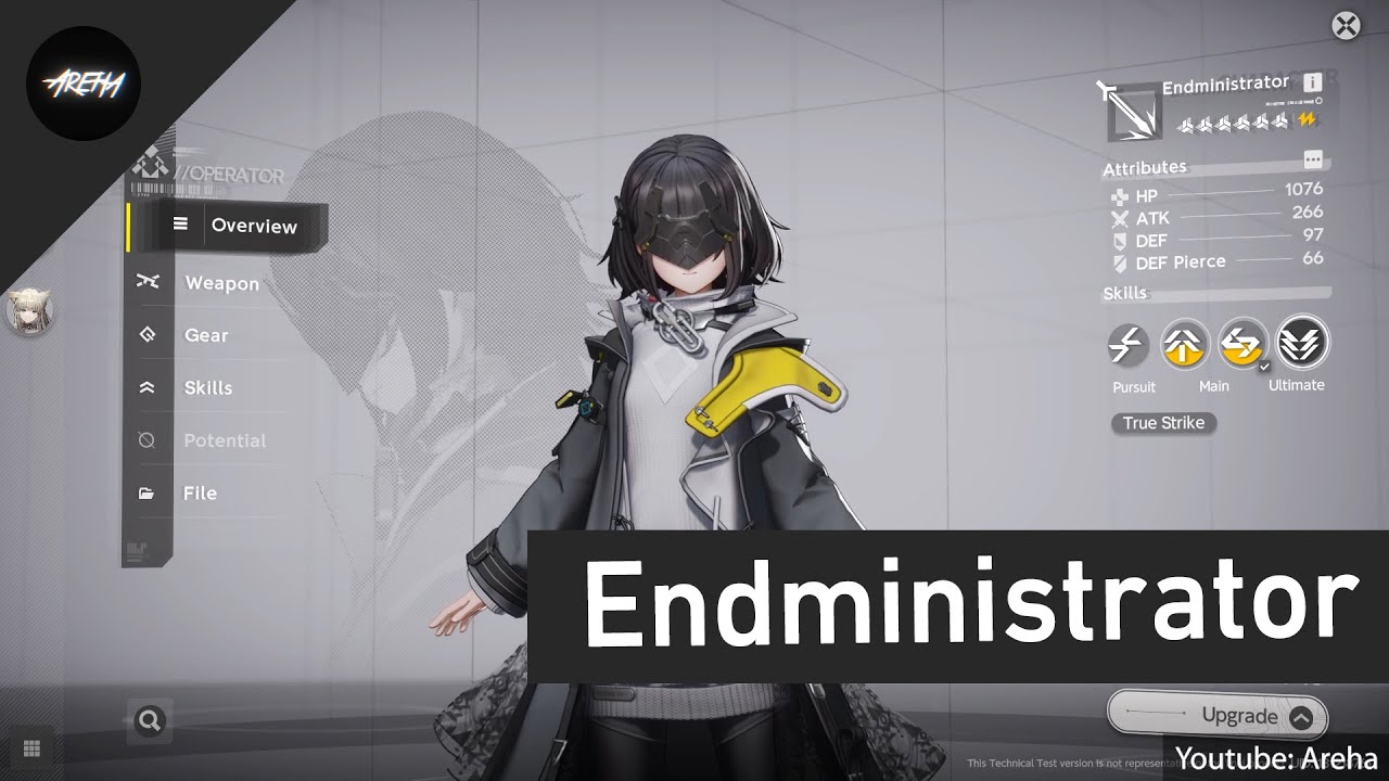 Endministrator/Main Character Gameplay | Arknights Endfield Technical ...