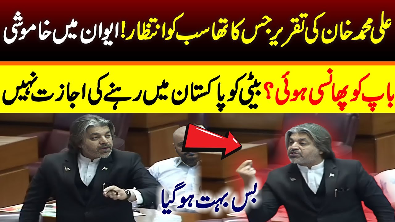 PTI Leader Ali Muhammad Khan's Most POWERFUL Speech EVER! - YouTube