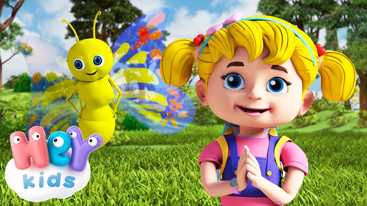 Vole vole papillon ! | Chansons d'animaux | HeyKids Français | Animaj ...