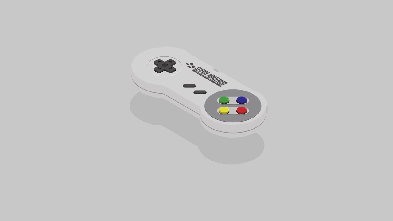 RetroPie Splash - SNES Controller - YouTube