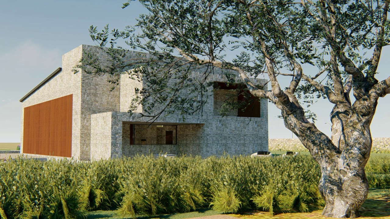 GRAMMIKI A | Architecture + Design Studio | Βιοκλιματική κατοικία | 3D ...