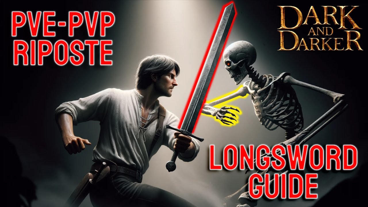 PvE Parry into PvP - Longsword Tech Guide. Dark and Darker. - YouTube