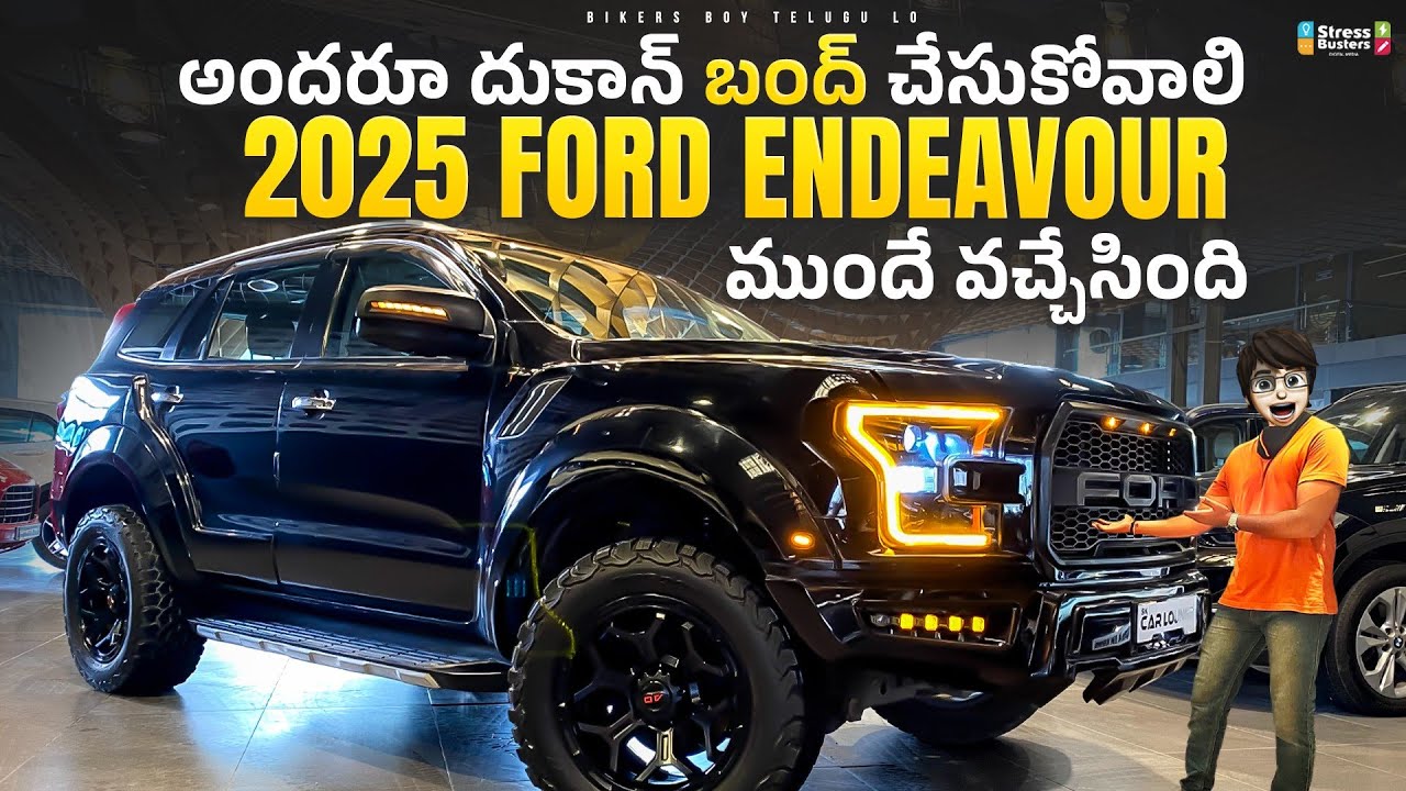 2025 Ford Endeavour | First Review In Telugu | రాప్టర్ SUV | Interior ...