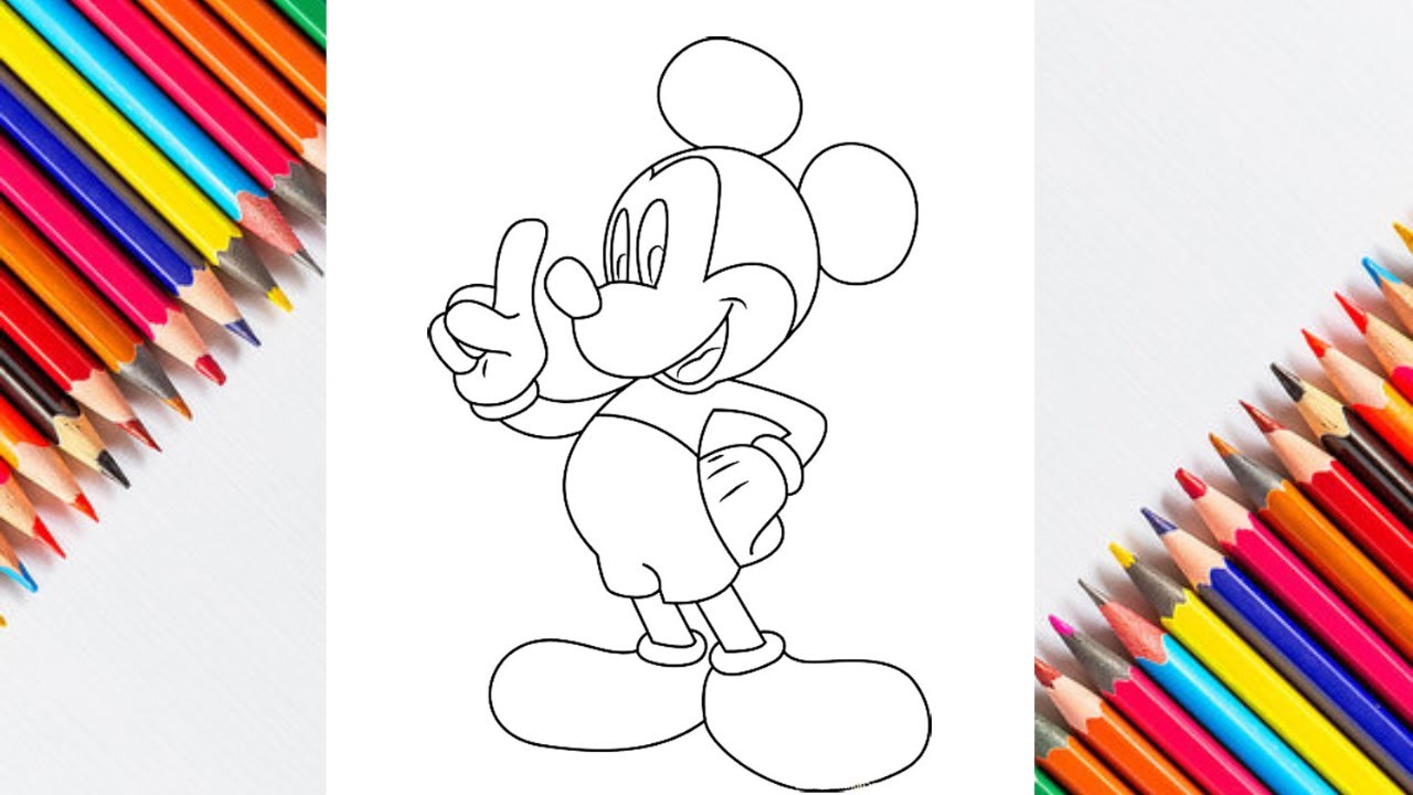 How to draw Mikey Mouse #drawing #kagadashowshorts #art #satisfying ...