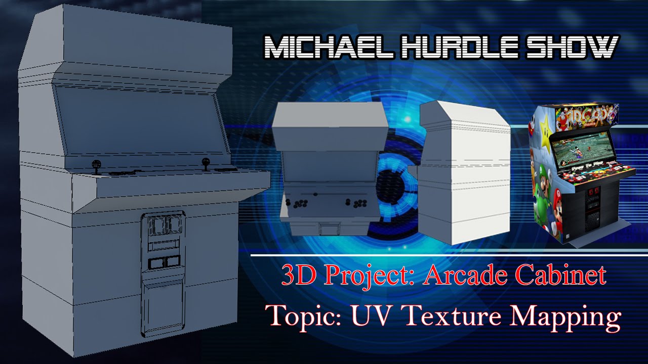 HOW TO TEXTURE AN ARCADE CABINET IN AUTODESK MAYA - YouTube