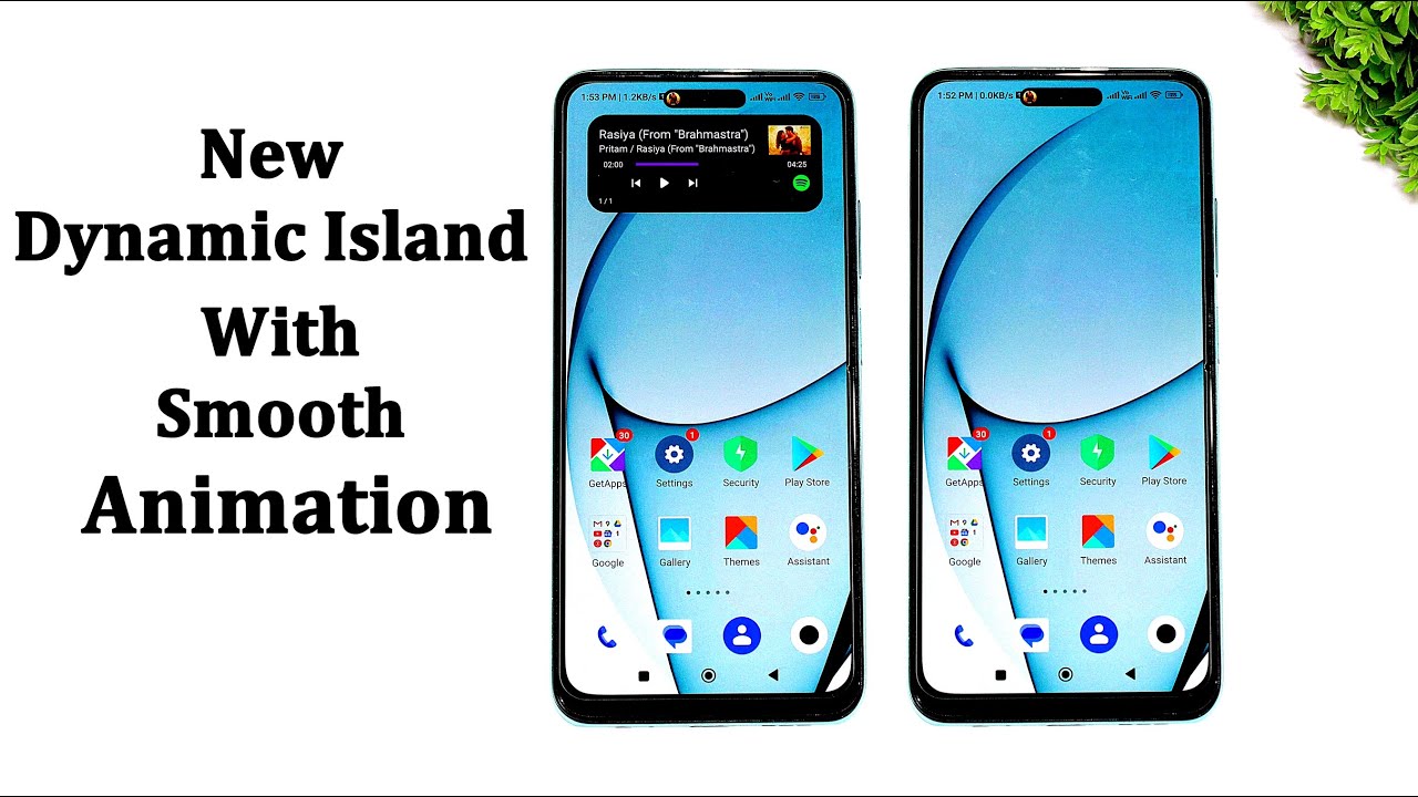 New Dynamic Island With Smooth Animation | iPhone Dynamic Island On ...