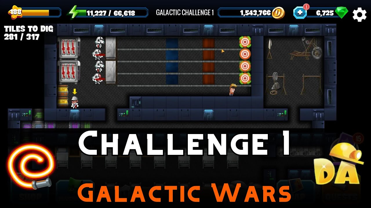 Galactic Challenge 1 | Galactic Wars #10 | Diggy's Adventure - YouTube
