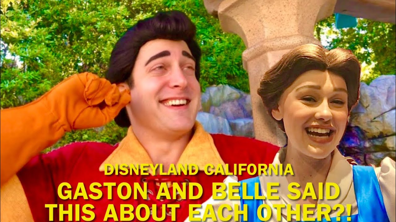 Gaston and Belle Said THIS About Each Other?! Funny Beauty and the ...