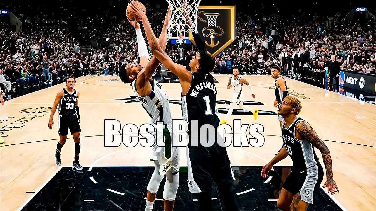 Victor Wembanyama's INSANE Blocks! NBA 24-25 Highlights! - YouTube