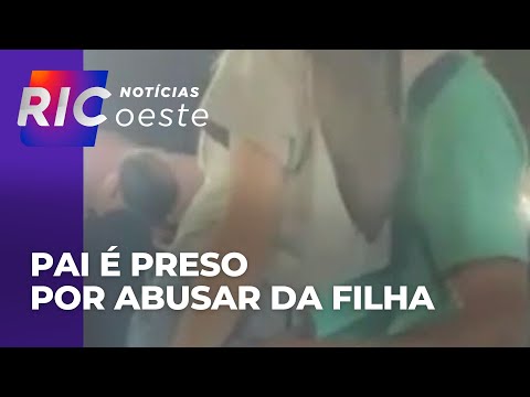 Pai é preso por abusar da filha de 8 anos em Cascavel; populares denunciaram a situação