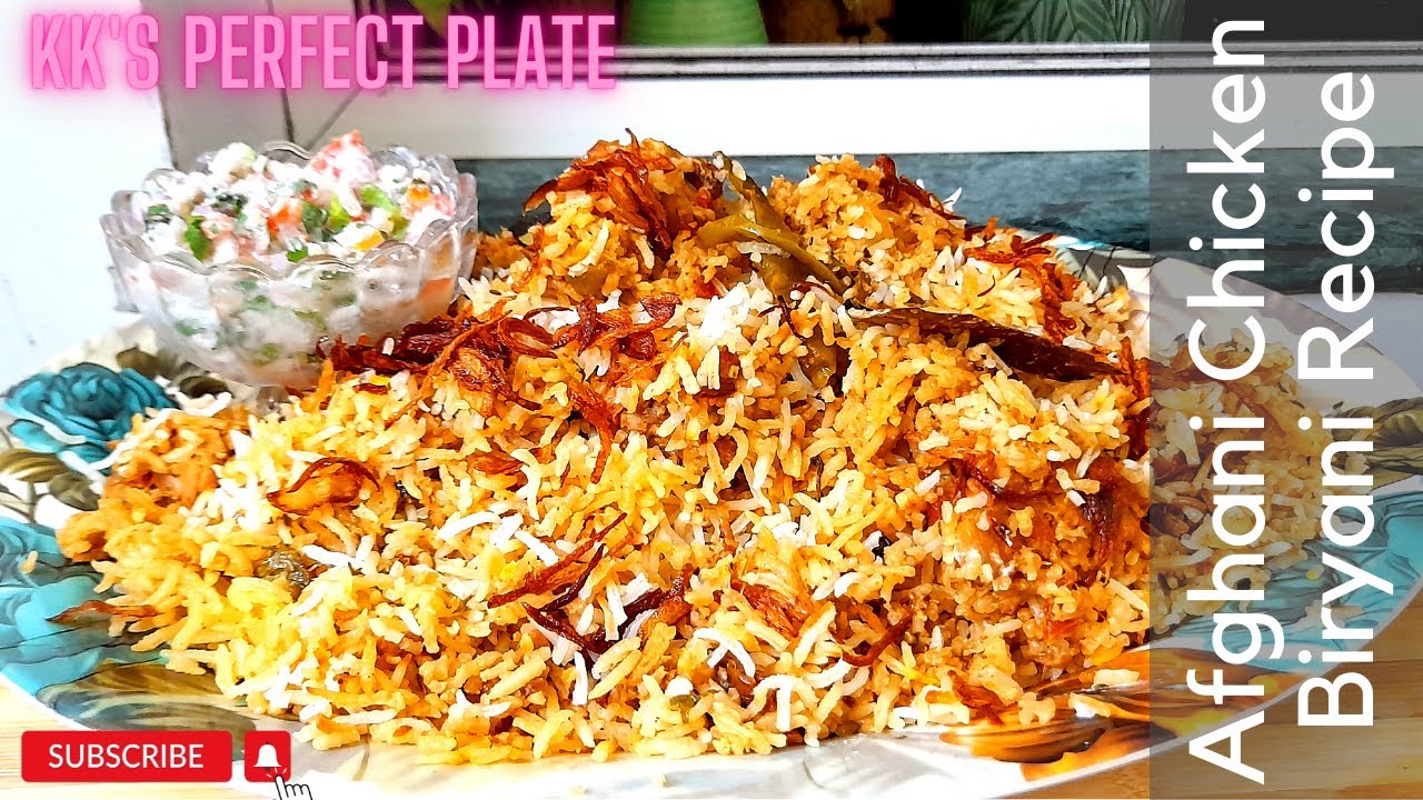 Afghani Chicken Biryani Recipe | Mughlai Chicken Biryani | Lucknowi ...