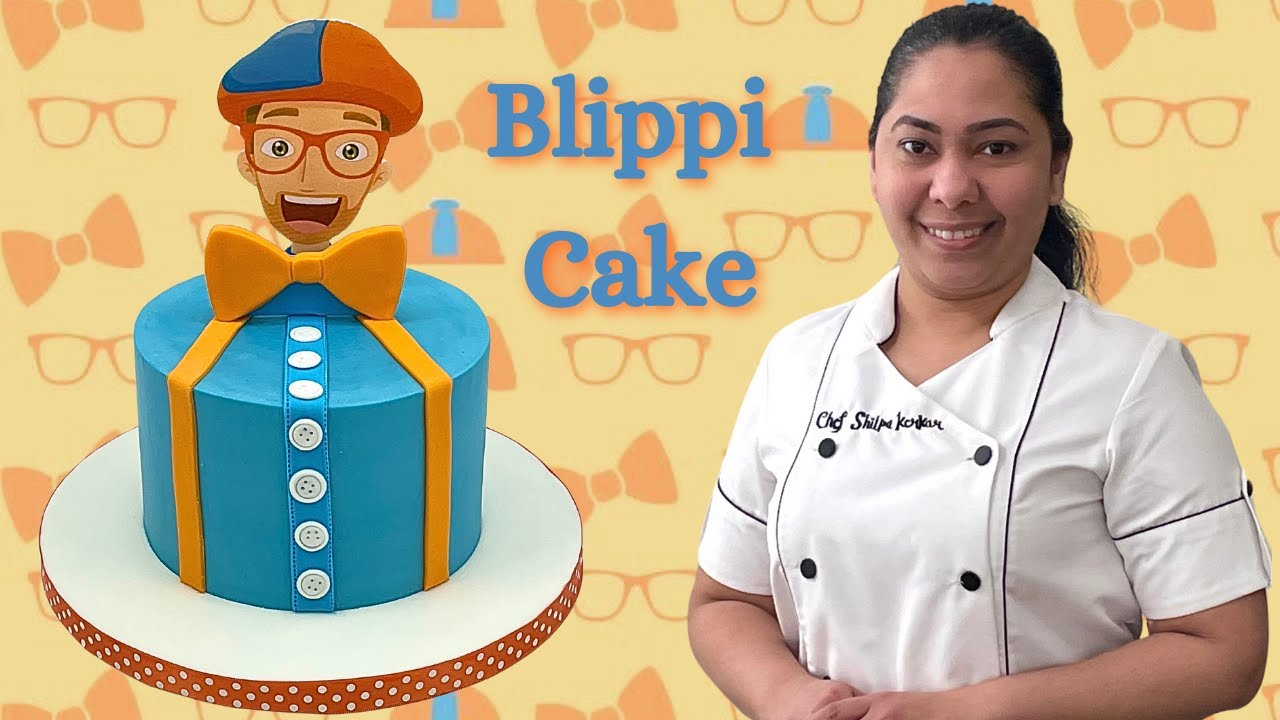 How to make an Easy Blippi Cake | Birthday Cake | Step By Step Tutorial ...