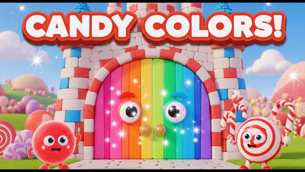 Candy Castle Gates Change Colors | Fun Learning Song for Kids - YouTube