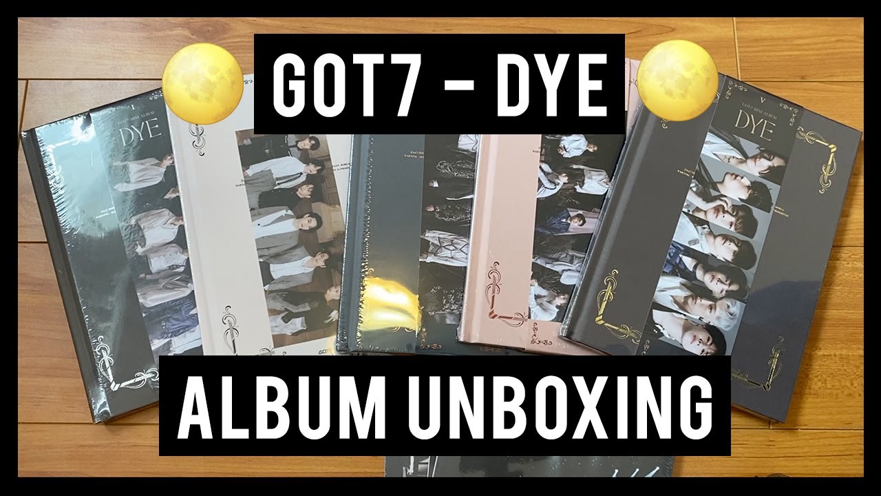 Got7 - “DYE” Album Unboxing (All 5 Versions) - YouTube