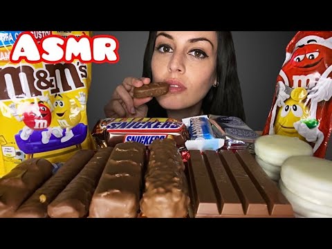 ASMR CHOCOLATE CANDY BARS 🍫MUKBANG | EATING SOUNDS | EATING ASMR ...