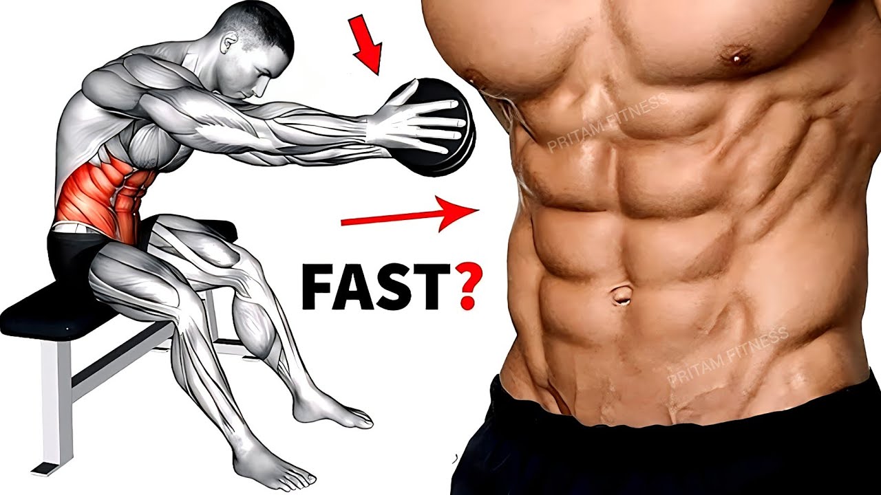 The fastest way to Get Abs At Gym - Abs Workout - YouTube