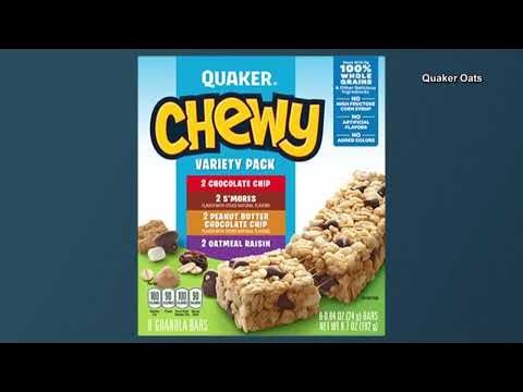 Quaker Oats recalls several granola bars and cereals - YouTube