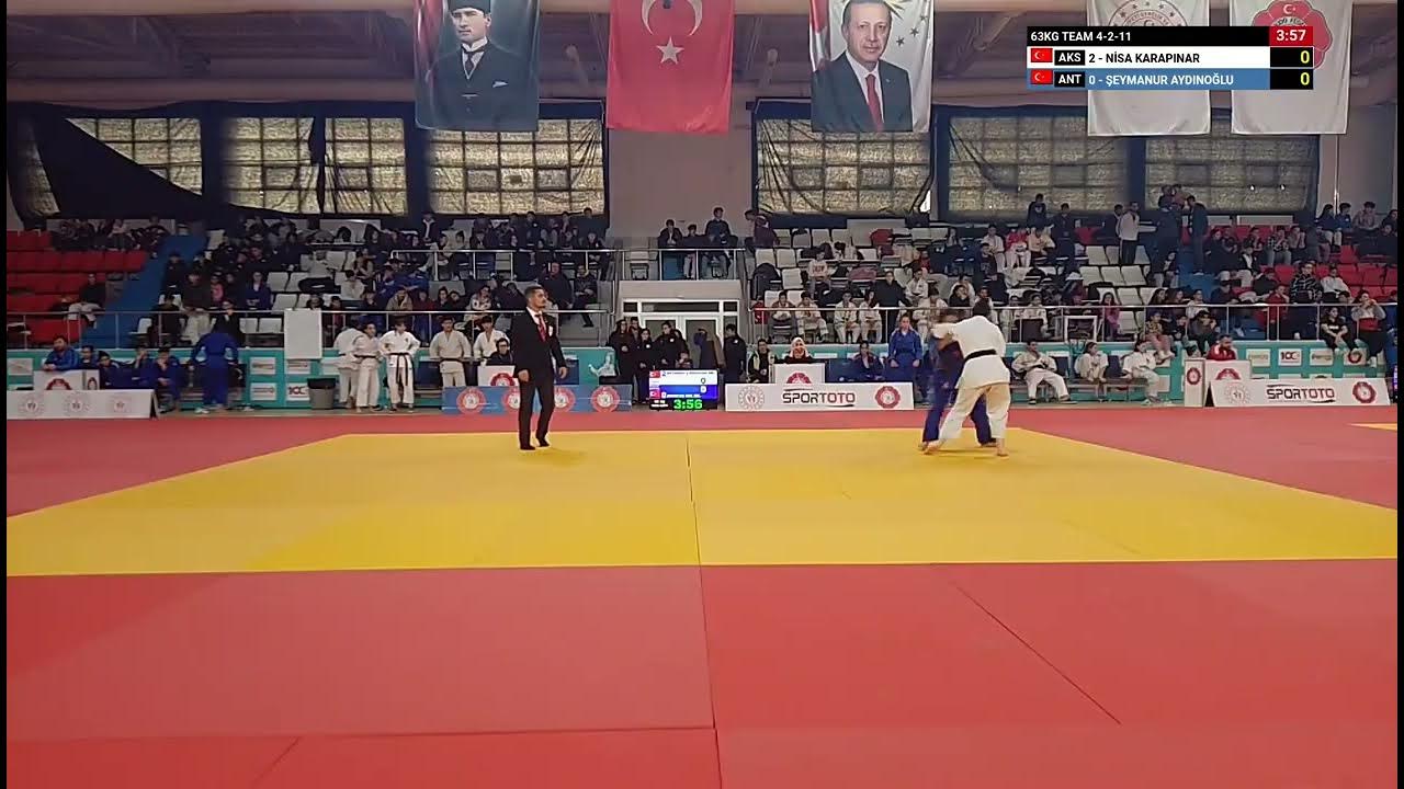 NİSA KARAPINAR - ŞEYMANUR AYDINOĞLU 63KG TEAM 4-2-11 - YouTube