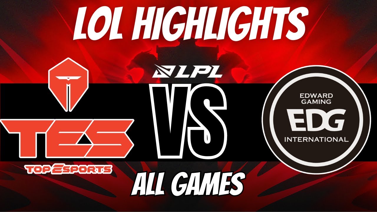 TES vs EDG Highlights - ALL GAMES | LPL Summer 2023 - YouTube