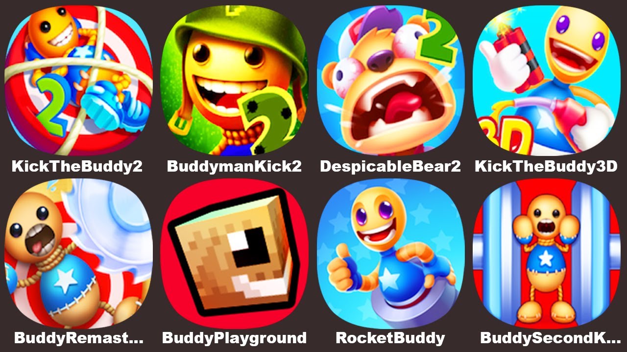 Buddyman Kick 2,Kick the Buddy 2,Despicable Bear 2,Buddy Playground ...