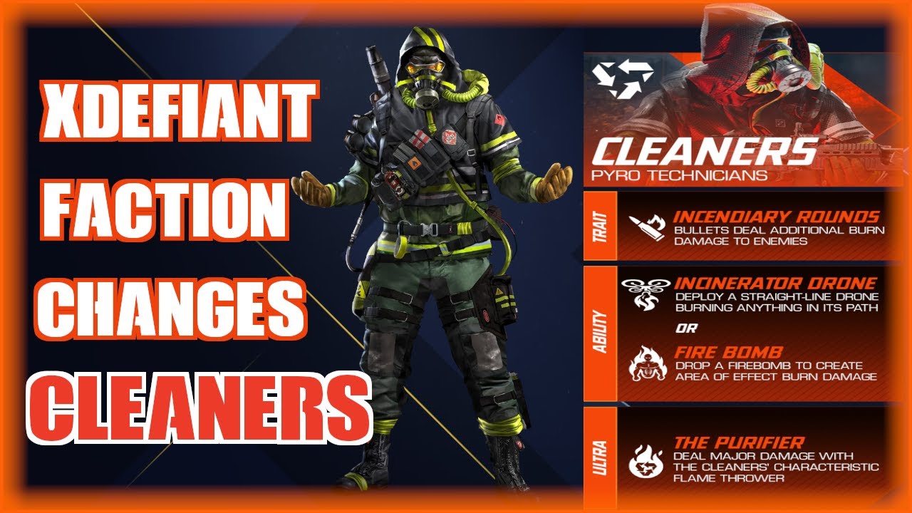 XDefiant Faction Overhaul - Cleaners - YouTube