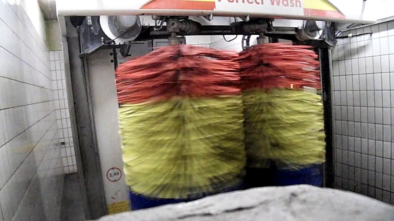 Waschanlage, Car Wash, Shell Station, Fail! - YouTube